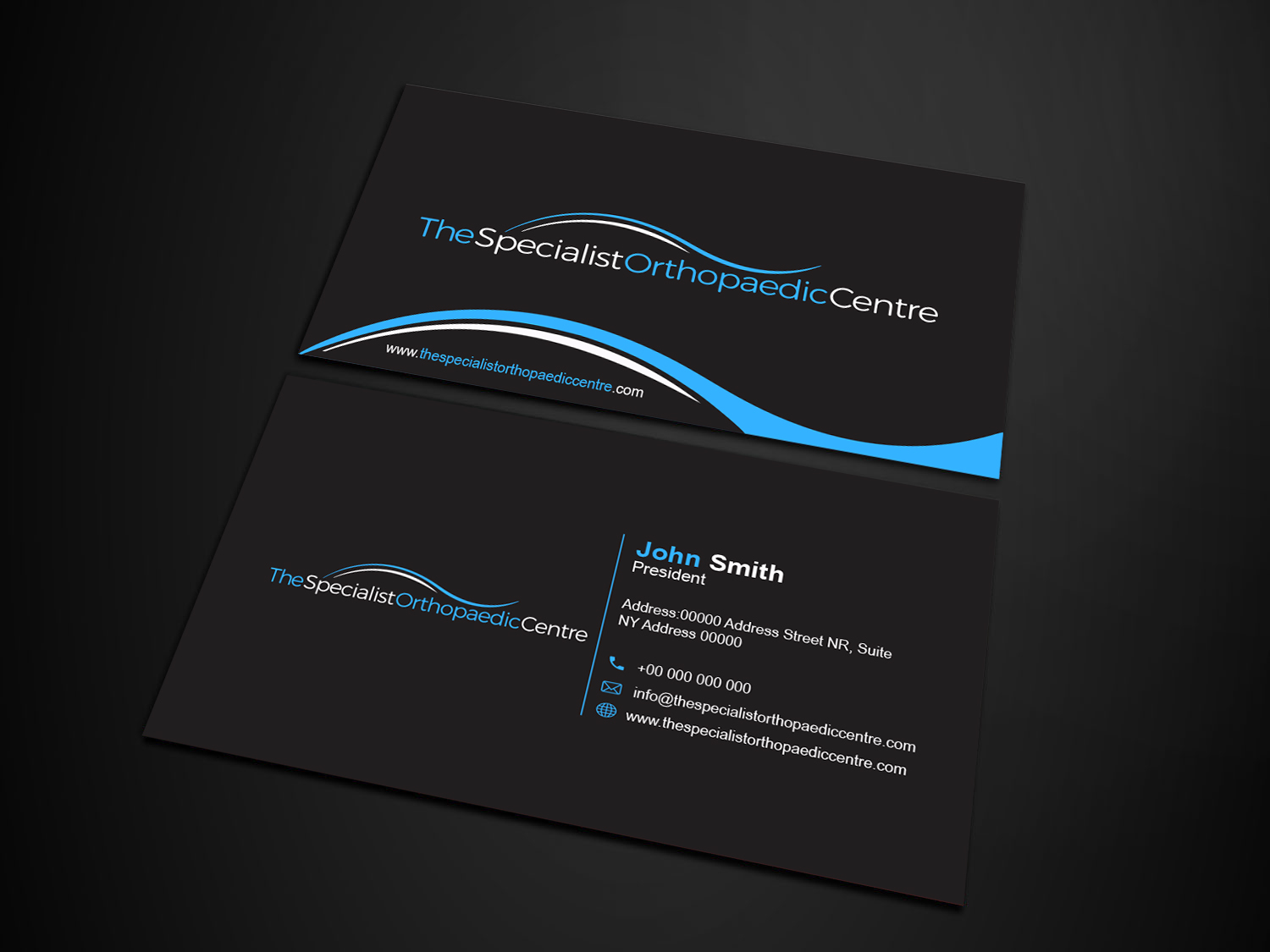 Professional, Serious Business Card Design for The Specialist ...