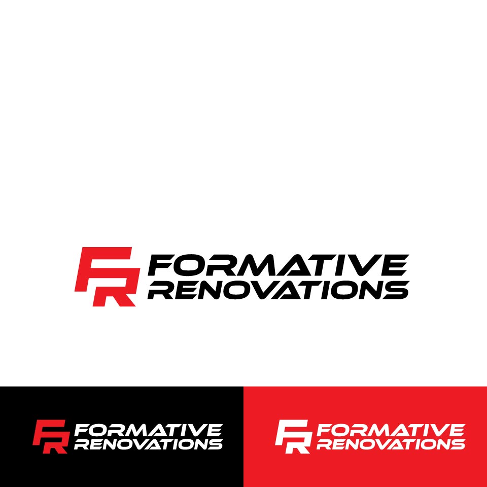 Bold, Masculine, Contractor Logo Design for Formative Renovations "How ...