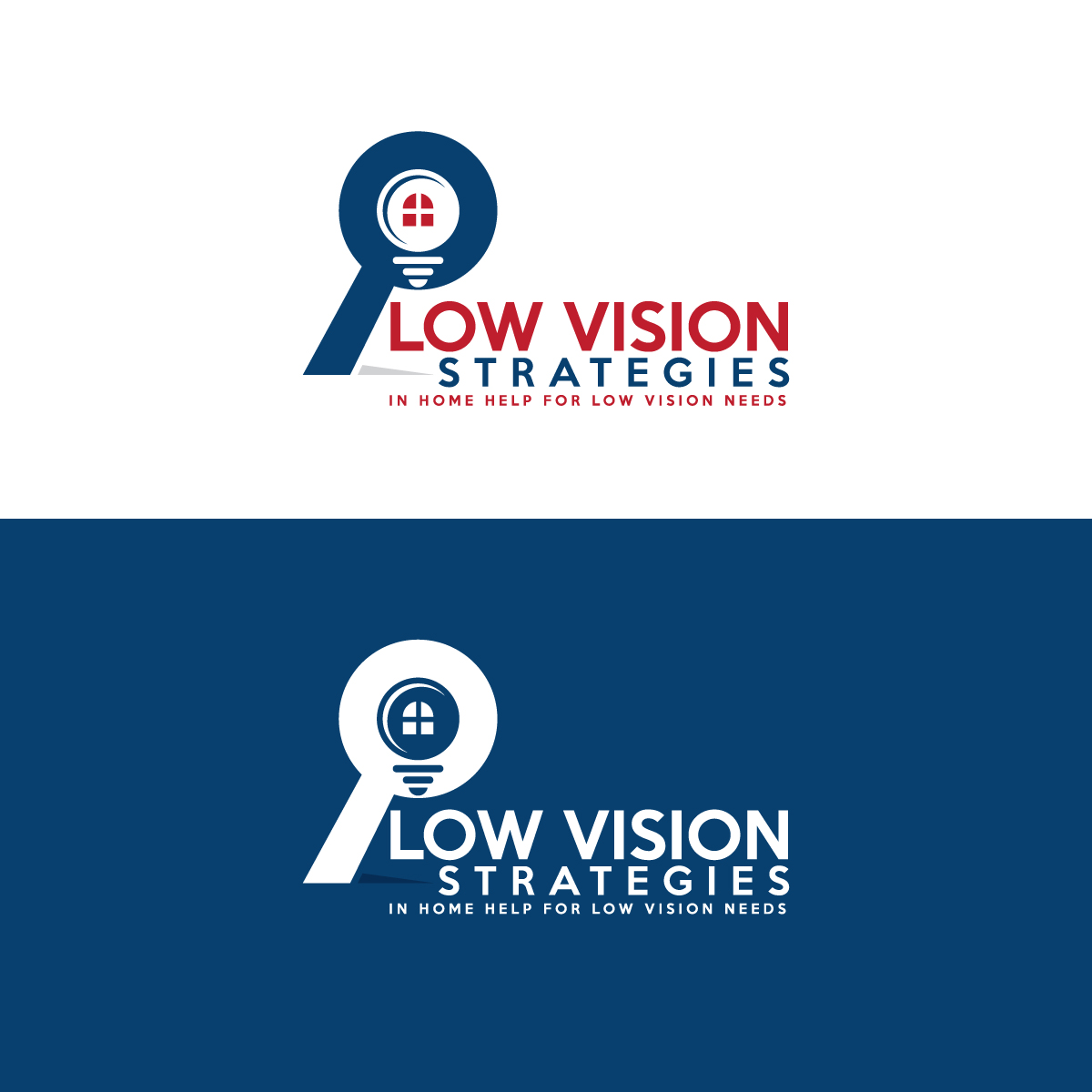 Logo Design for Low Vision Strategies (tag line) In home help for low ...