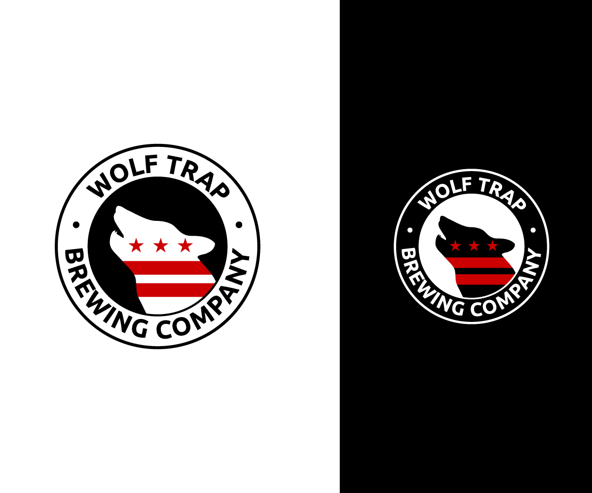 Bold, Modern Logo Design for Wolf Trap Brewing Company by logograph ...