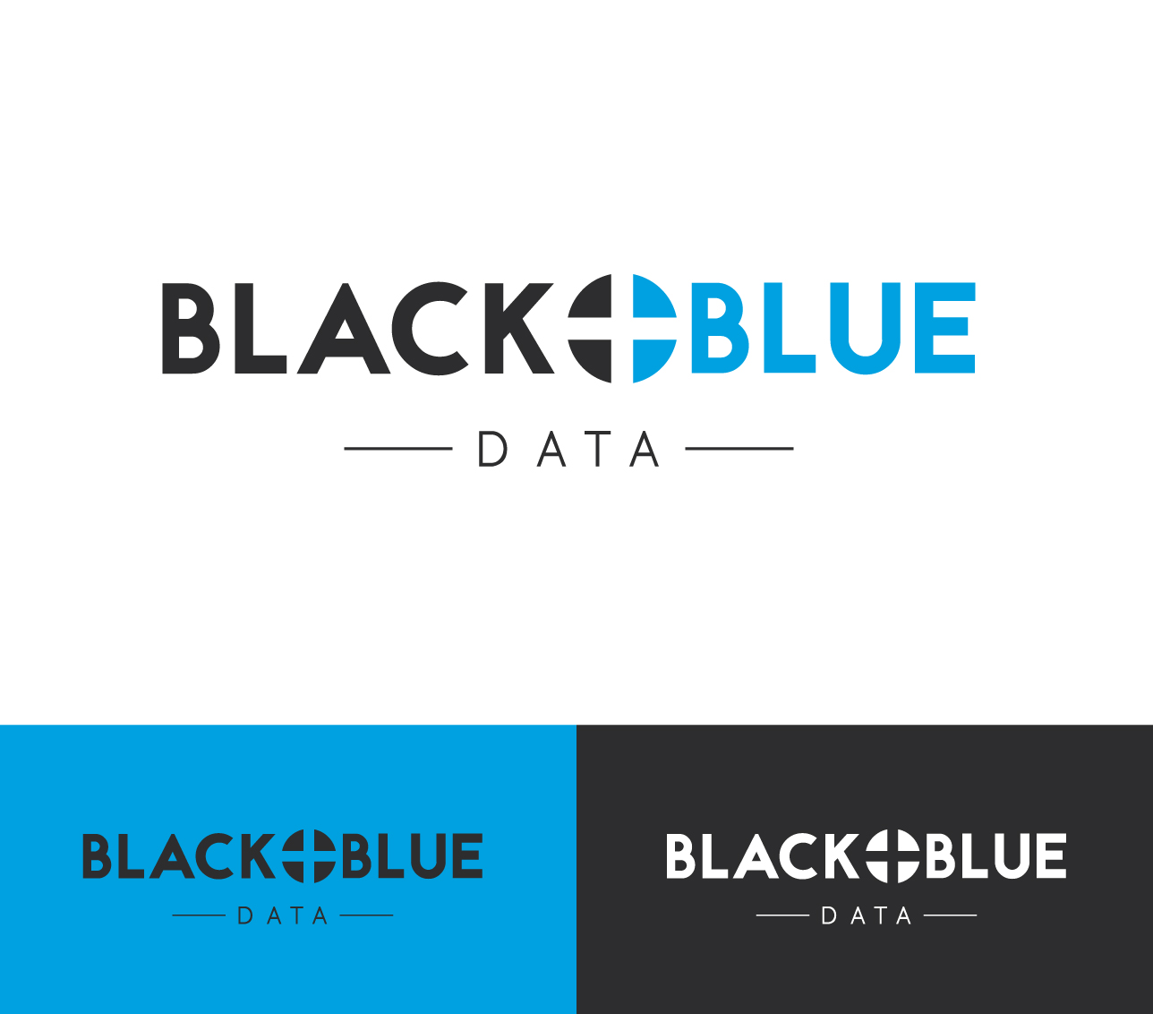 Serious, Professional, It Company Logo Design for Black+Blue Data by ...