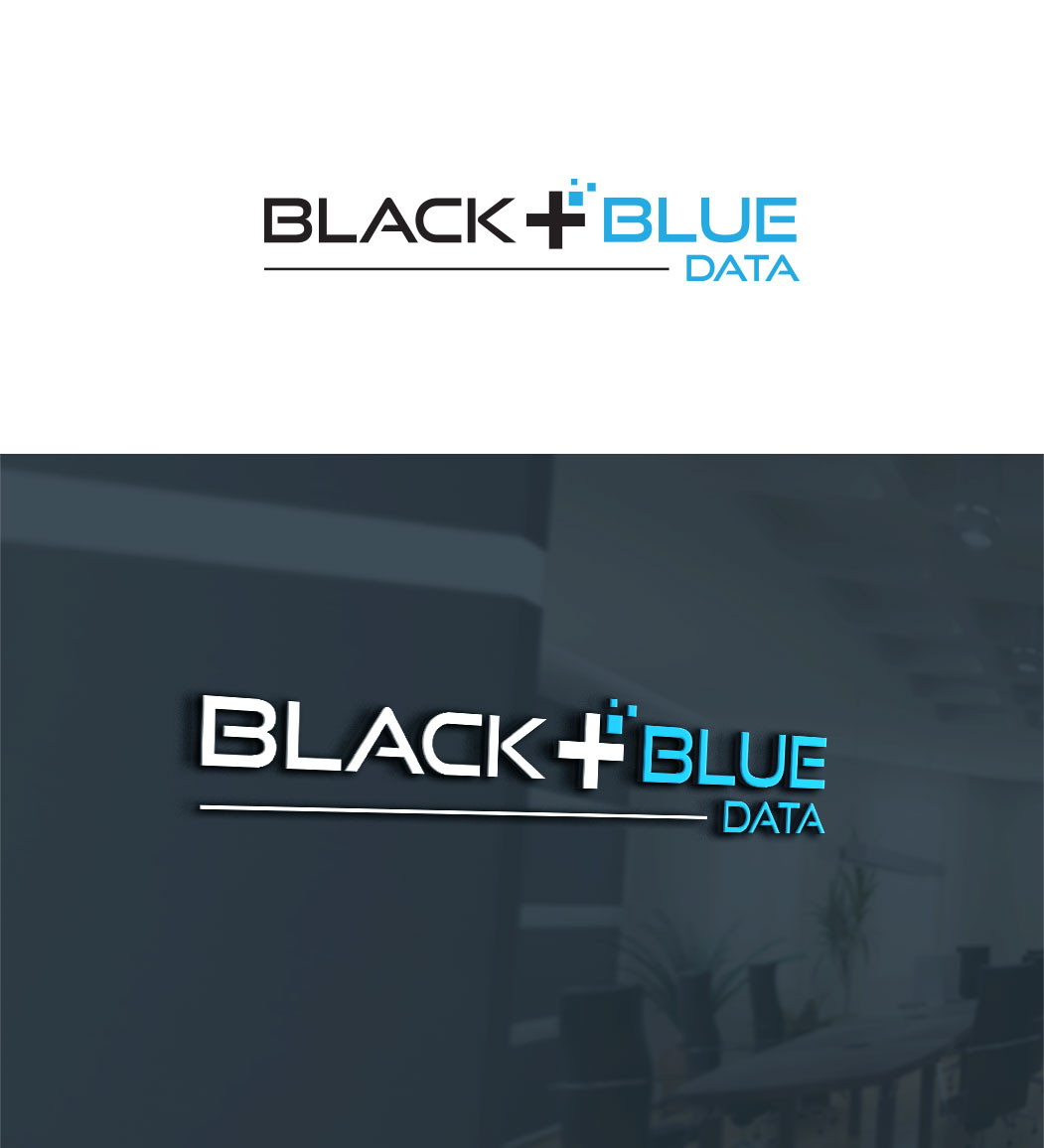 Serious, Professional, It Company Logo Design for Black+Blue Data by ...