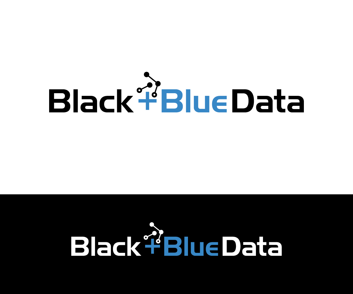 Serious, Professional, It Company Logo Design for Black+Blue Data by ...