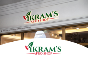 Ikram's Afro Shop- LOGO CREATION | 159 Logo Designs for Ikram's Afro Shop