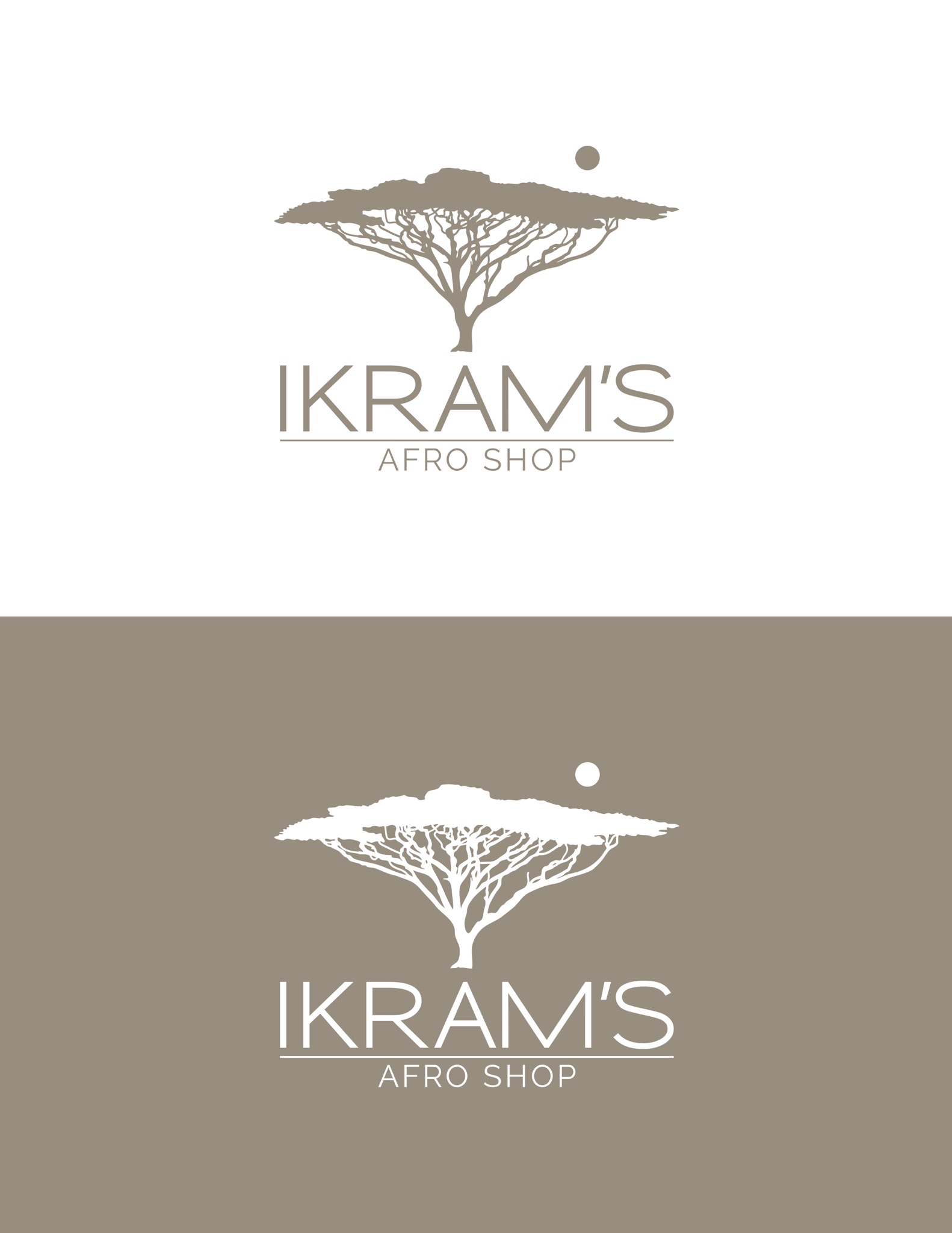 Modern, Bold, Supermarket Logo Design for Ikram's Afro Shop by eze788 ...