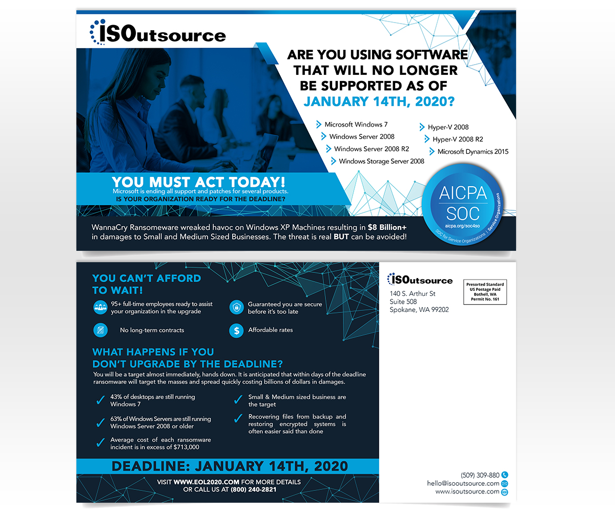 Serious, Modern, Information Technology Flyer Design for a Company by ...