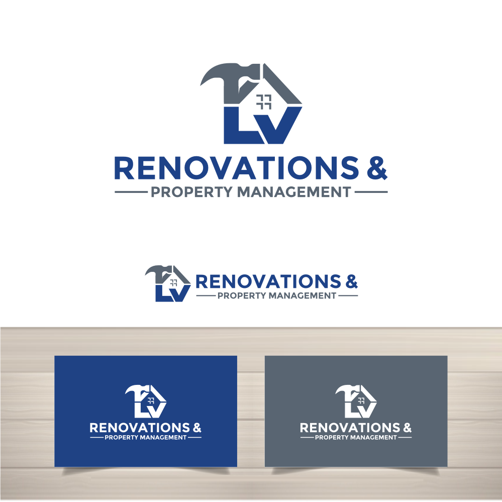 Traditional, Personable, Real Estate Logo Design for LV Renovations ...