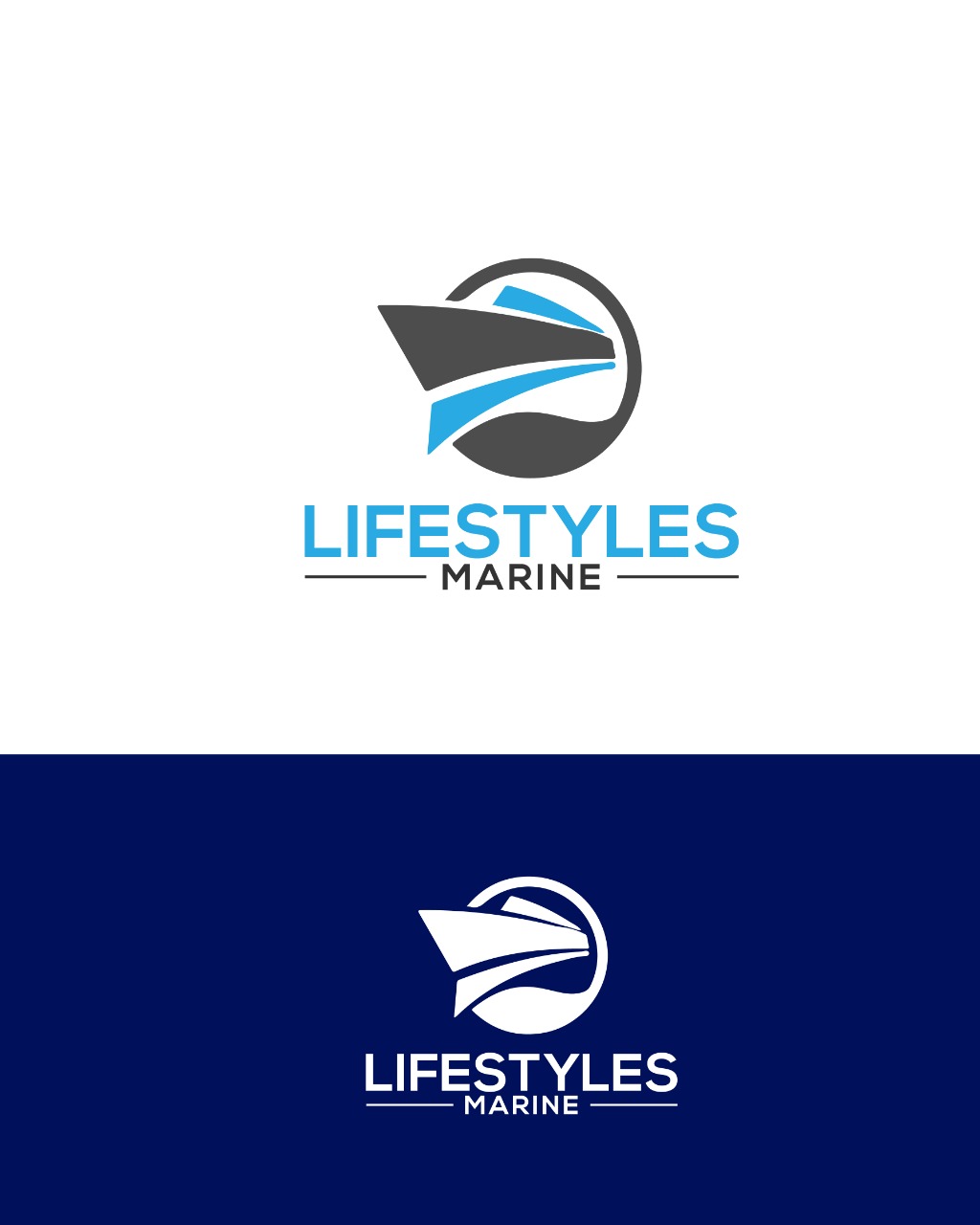Bold, Modern, Marine Logo Design for Lifestyles Marine by madeline 3 ...