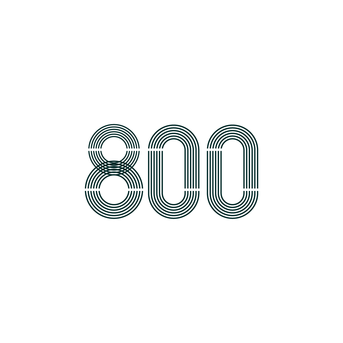 Elegant, Playful Logo Design for 800 by Fanol Ademi | Design #23092981