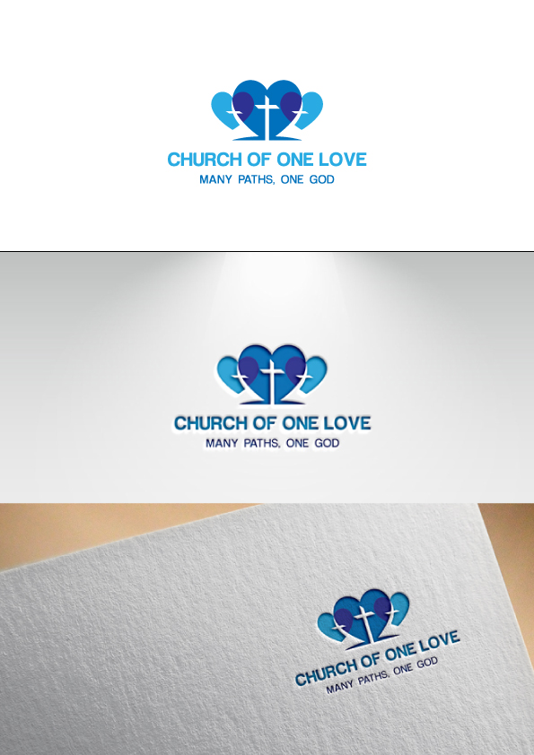 Personable, Playful, Church Logo Design for logo: "Church of One Love ...