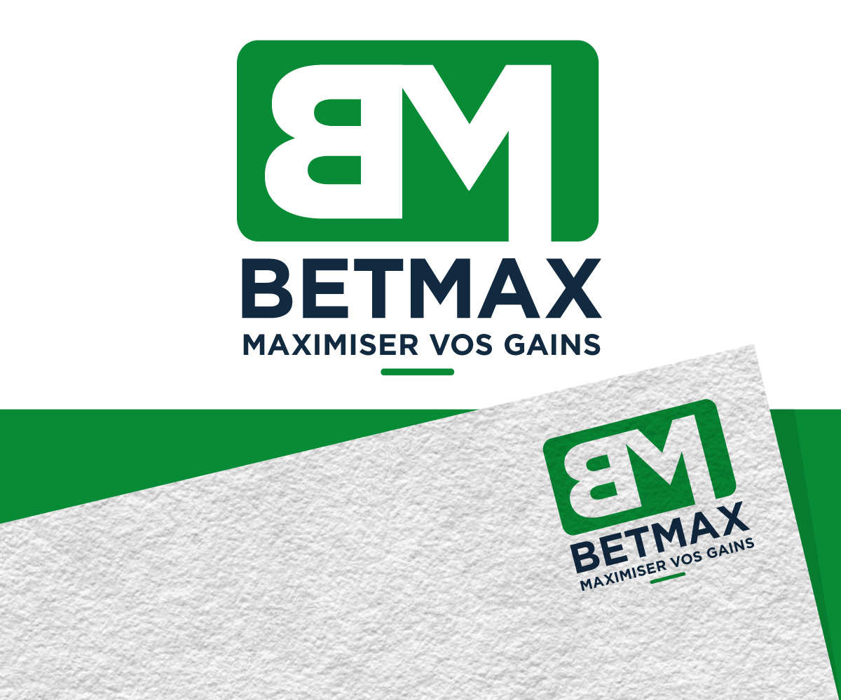 Logo Design for BM (BETMAX) + SLOGAN : MAXIMISER VOS GAINS by Jay ...