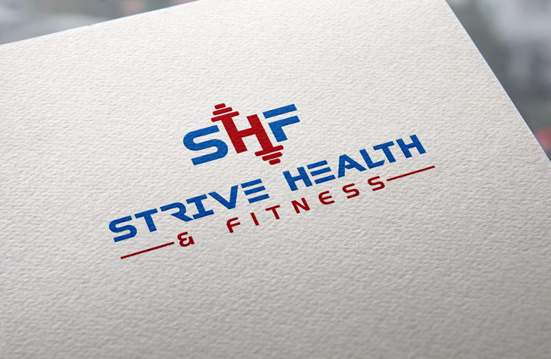 Bold, Serious, Fitness Logo Design for Strive Health & Fitness, Strive ...