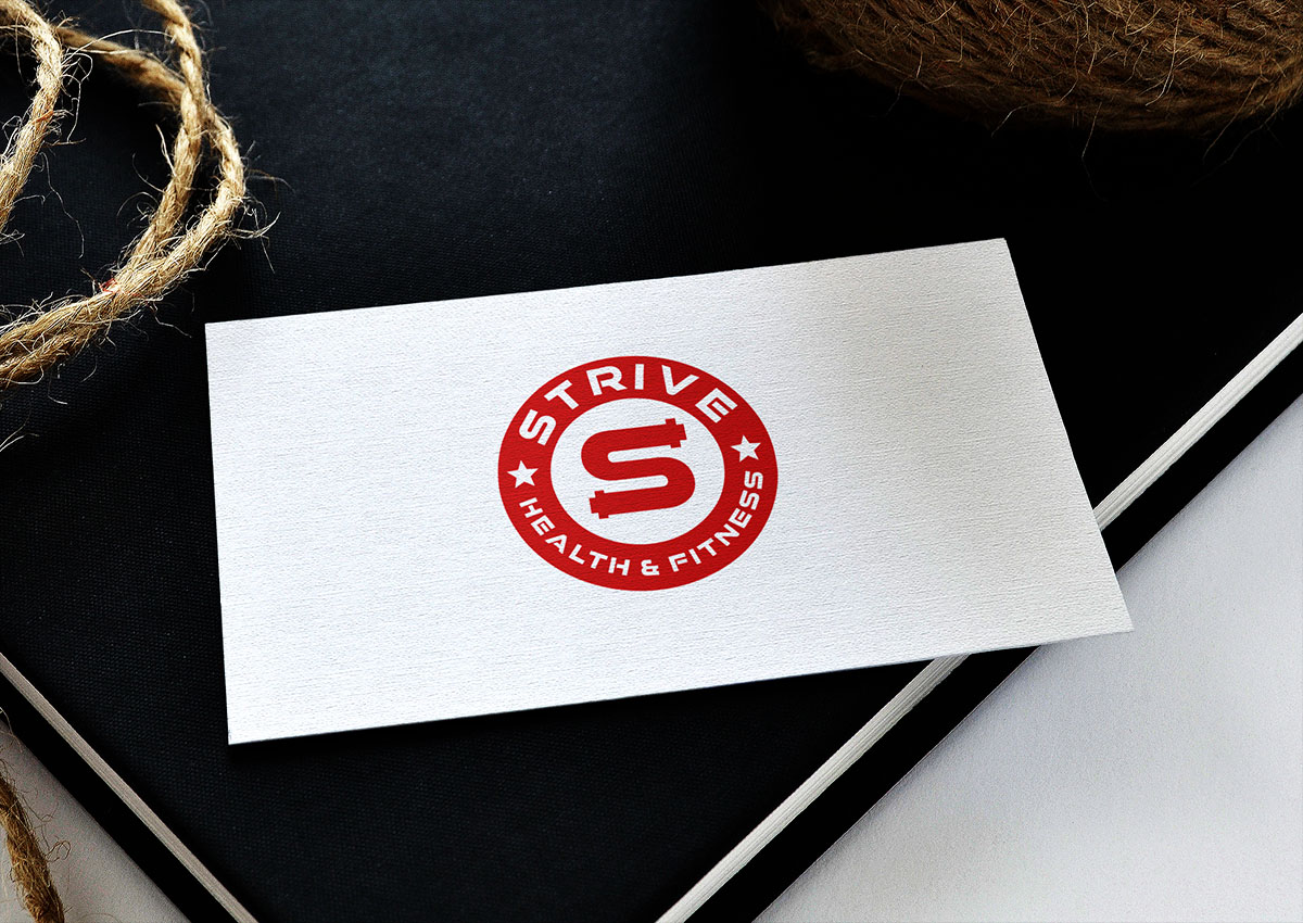 Bold, Serious, Fitness Logo Design for Strive Health & Fitness, Strive ...