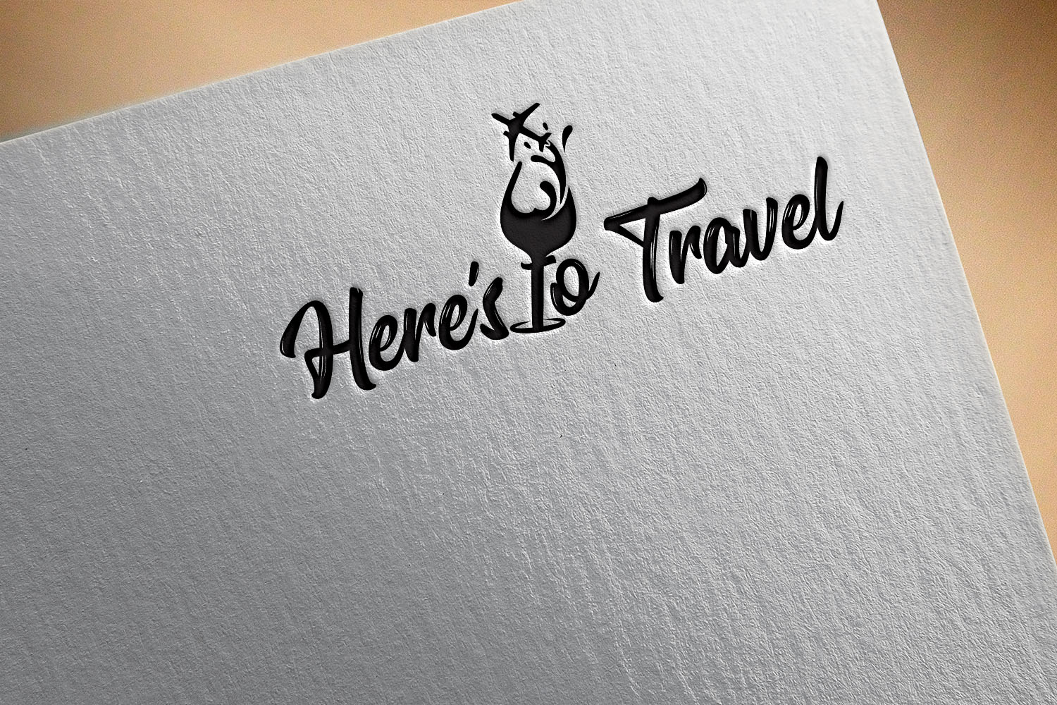 Elegant, Feminine, Travel Agent Logo Design for Here’s To Travel by ...