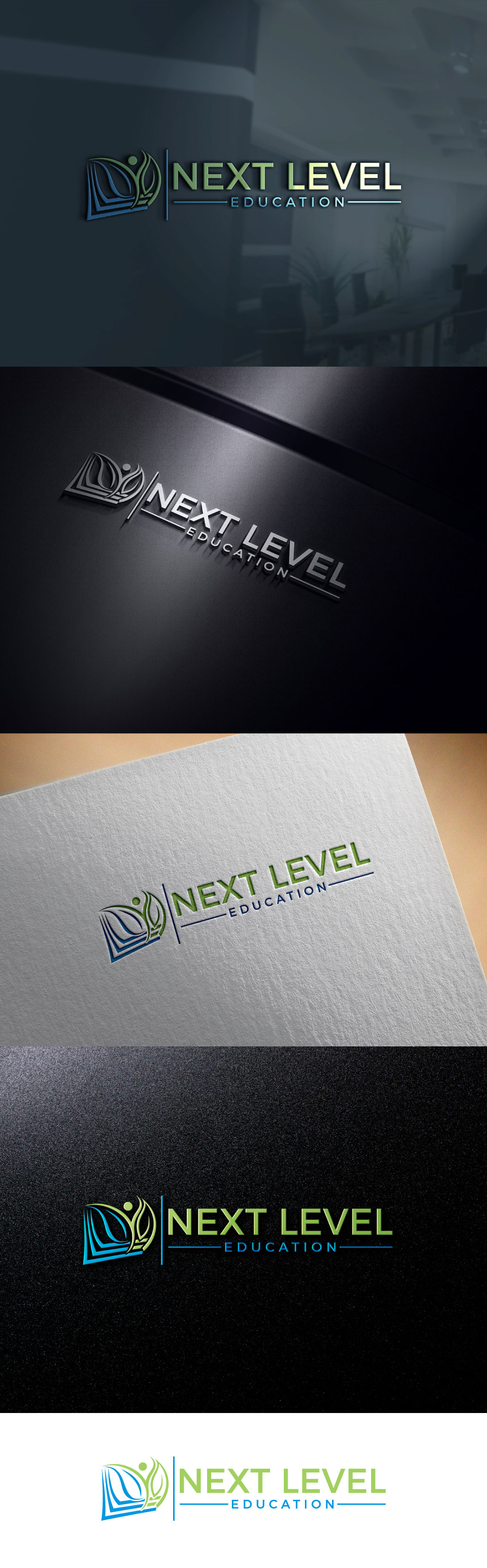 Bold, Serious, Education Logo Design for Next Level Education by ...