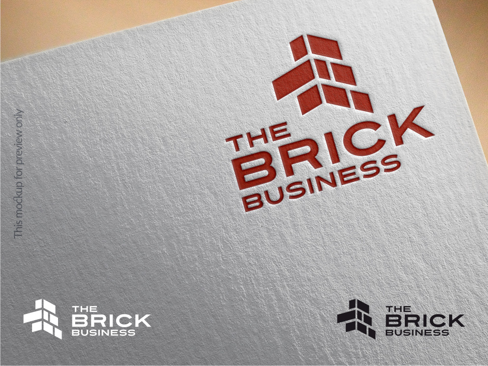Masculine, Bold, Construction Logo Design for "The Brick Business" by ...