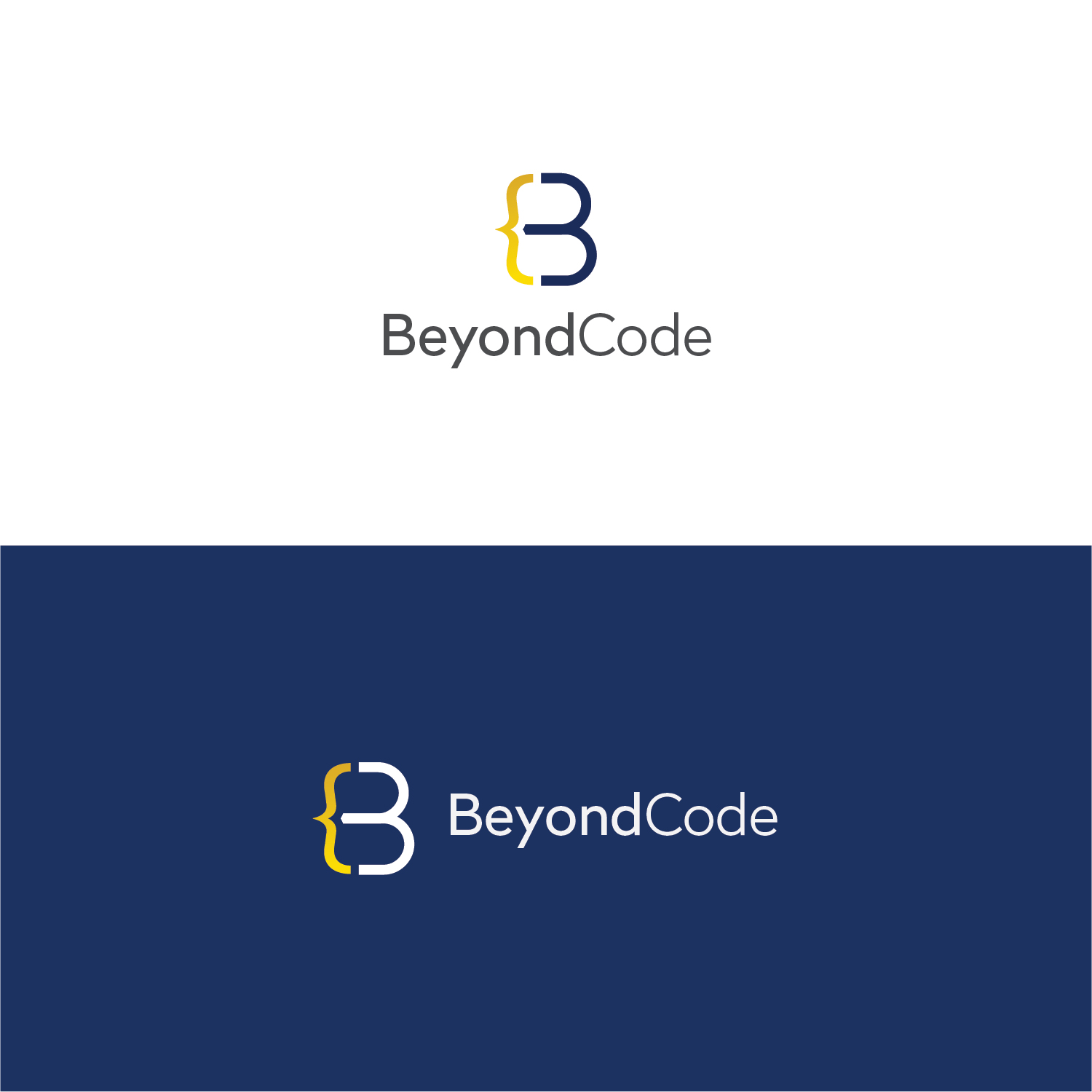 Modern, Playful, Software Development Logo Design for Beyond Code by ...