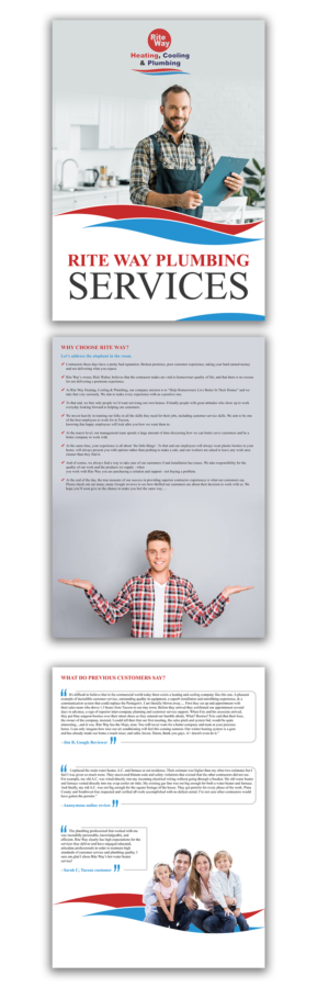 Plumbing Brochures | 24 Custom Plumbing Brochure Designs