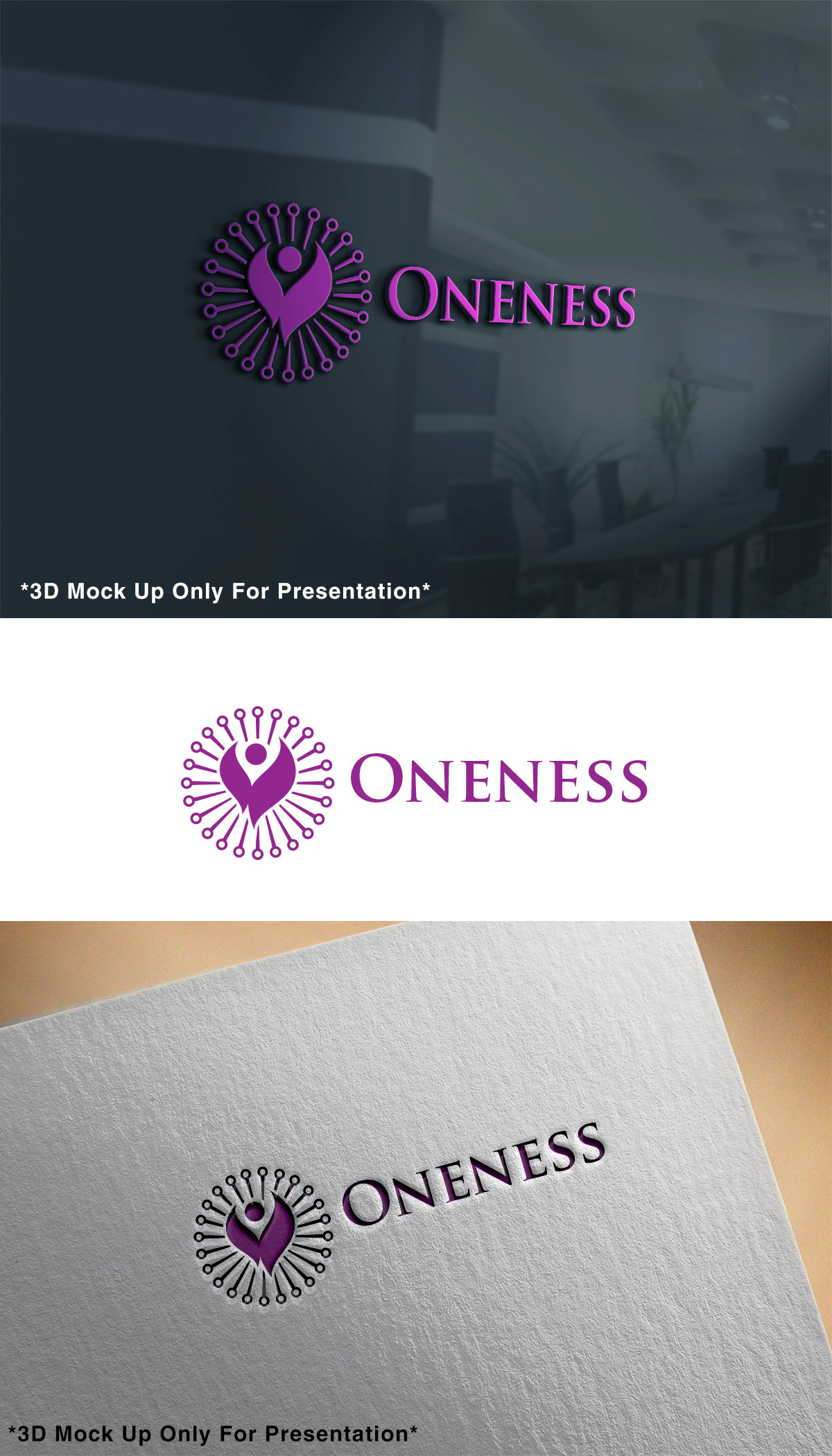 Modern, Professional, Alternative Medicine Logo Design for Oneness by ...