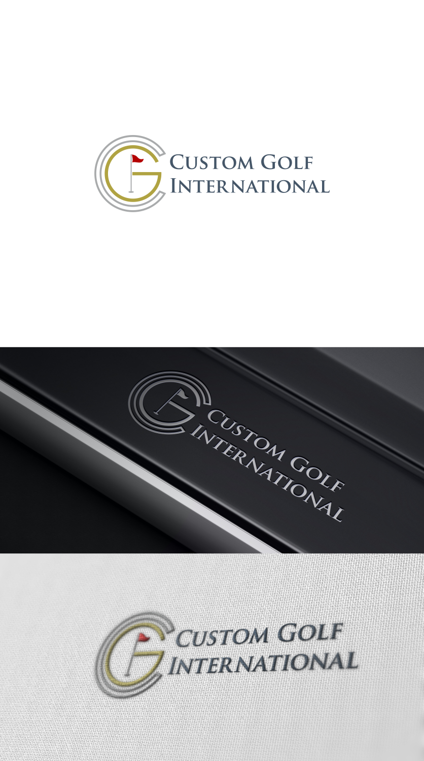 Professional, Upmarket Logo Design for Custom Golf International by ...