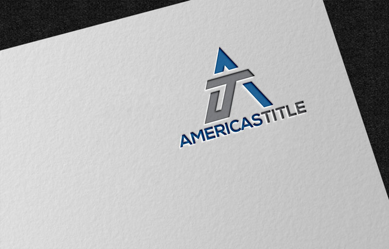 Logo Design for "AmericasTitle" "Americas Title Company" "AT America ...