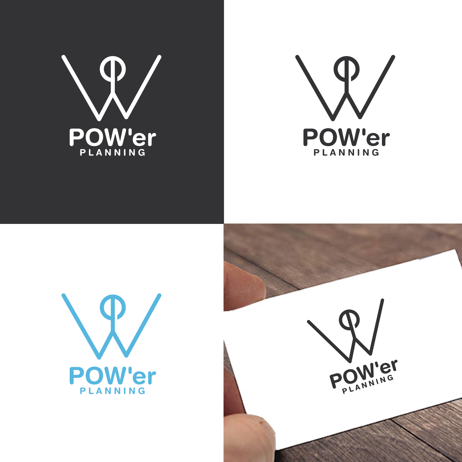 Elegant, Modern, Motivation Logo Design for POW'er Planning by ...