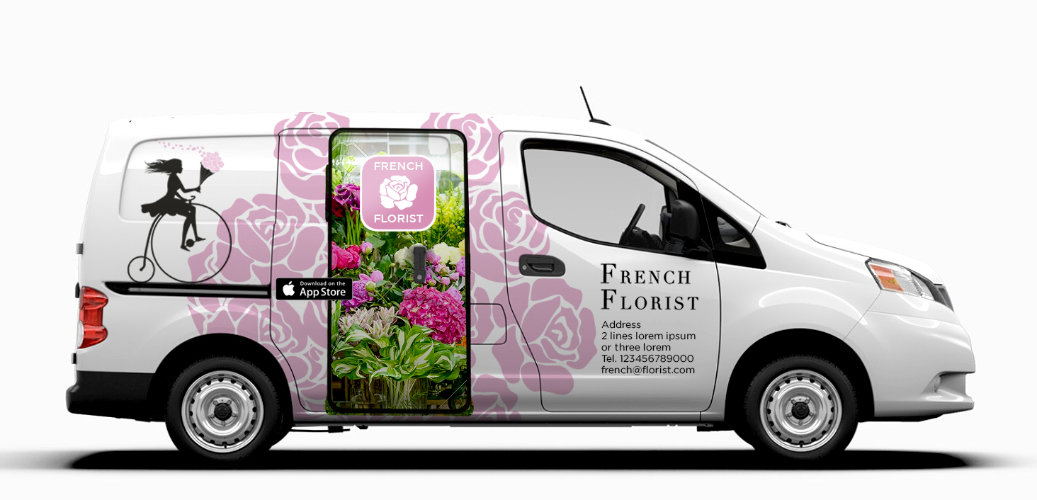 Bold, Serious, Florist Car Wrap Design for a Company by GzP67 | Design ...