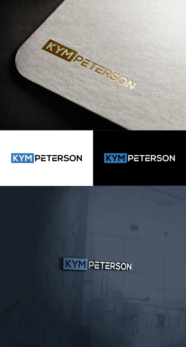 Bold, Playful Logo Design for Kym Peterson by samsir | Design #23214838