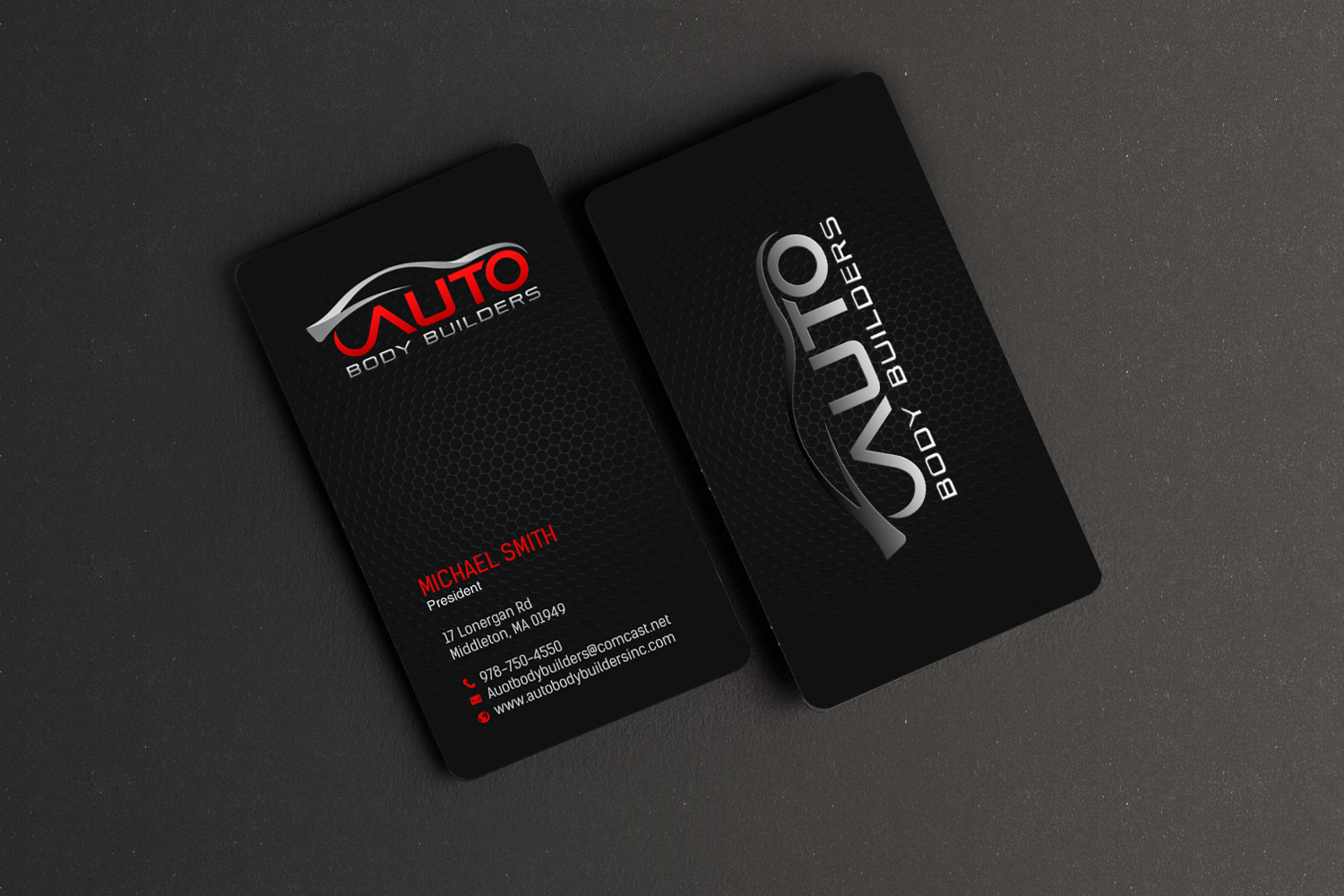 Professional, Modern, Auto Repair Business Card Design for a Company by ...