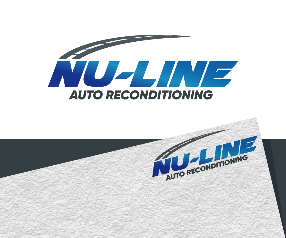 Logo Design for Nu-Line Auto Reconditioning by Jay Design | Design ...