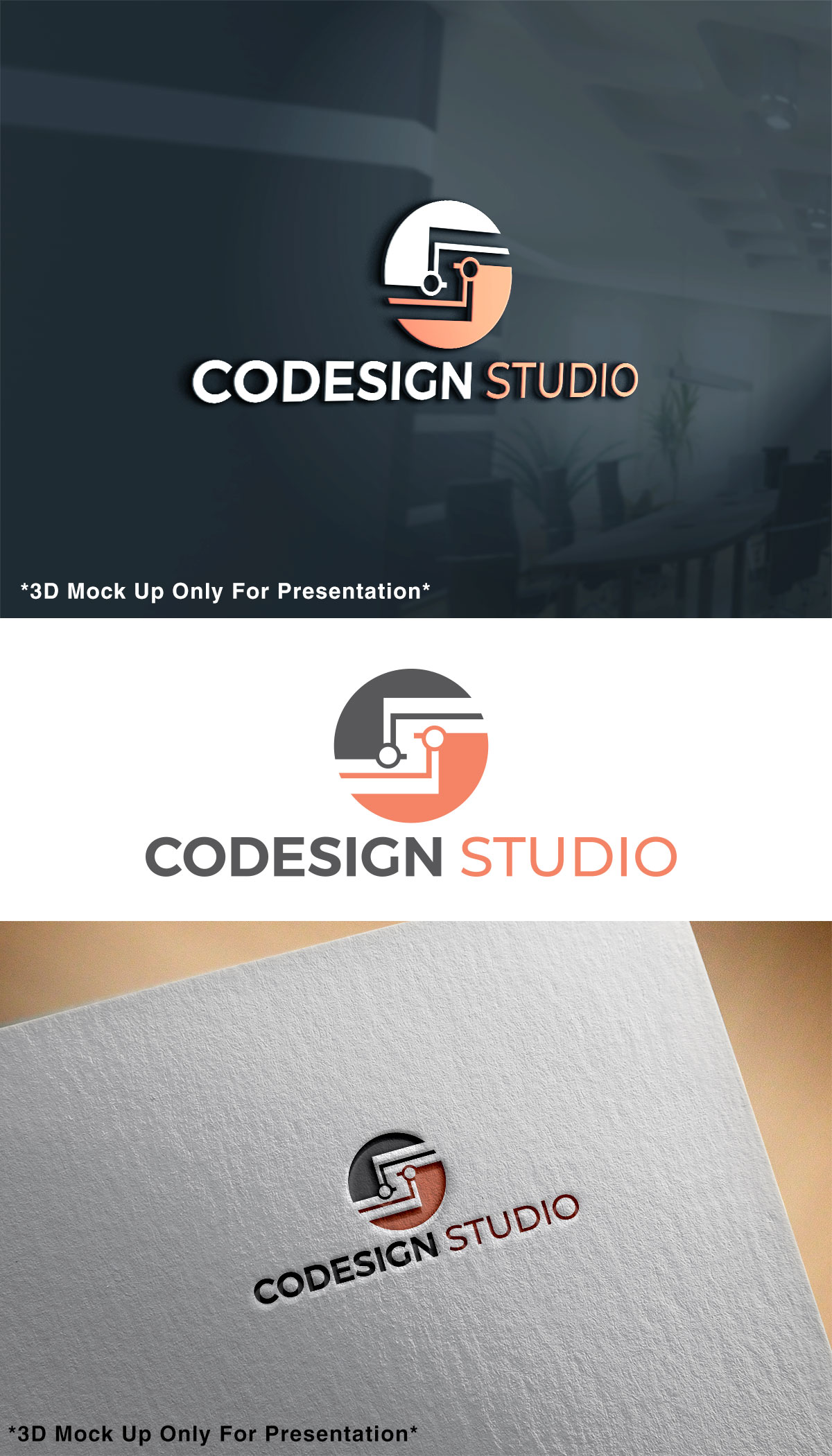 Modern, Professional, Design Agency Logo Design for CODESIGN STUDIO by ...