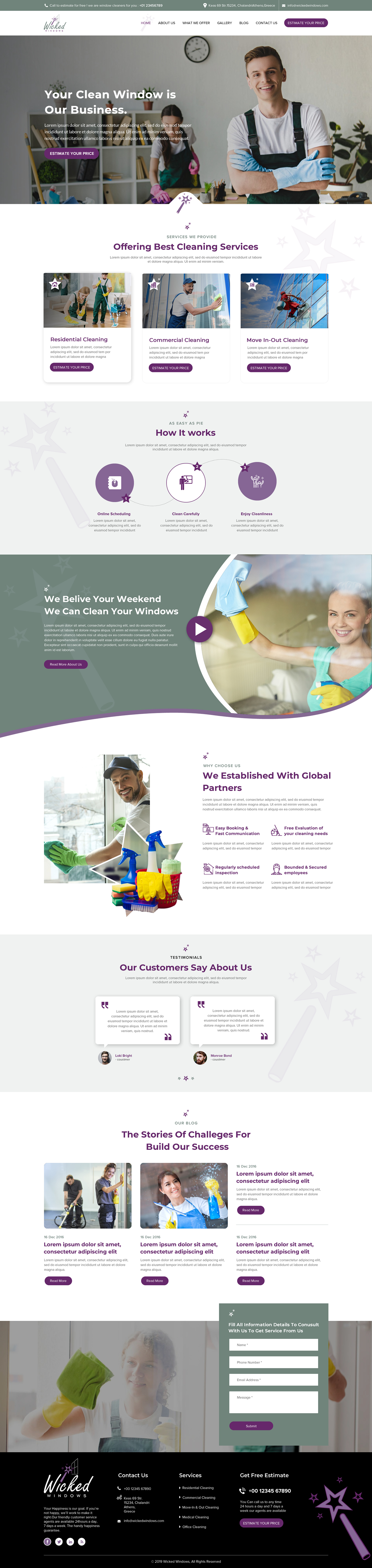 Web Design for Wicked Windows, LLC by Sbss | Design #23262967