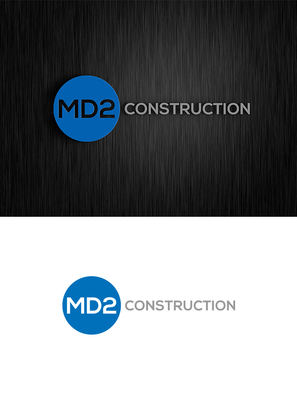 Elegant, Playful, Metal Fabrication Logo Design for MD2 construction by ...