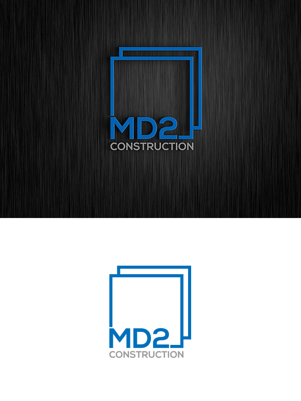 Elegant, Playful, Metal Fabrication Logo Design for MD2 construction by ...
