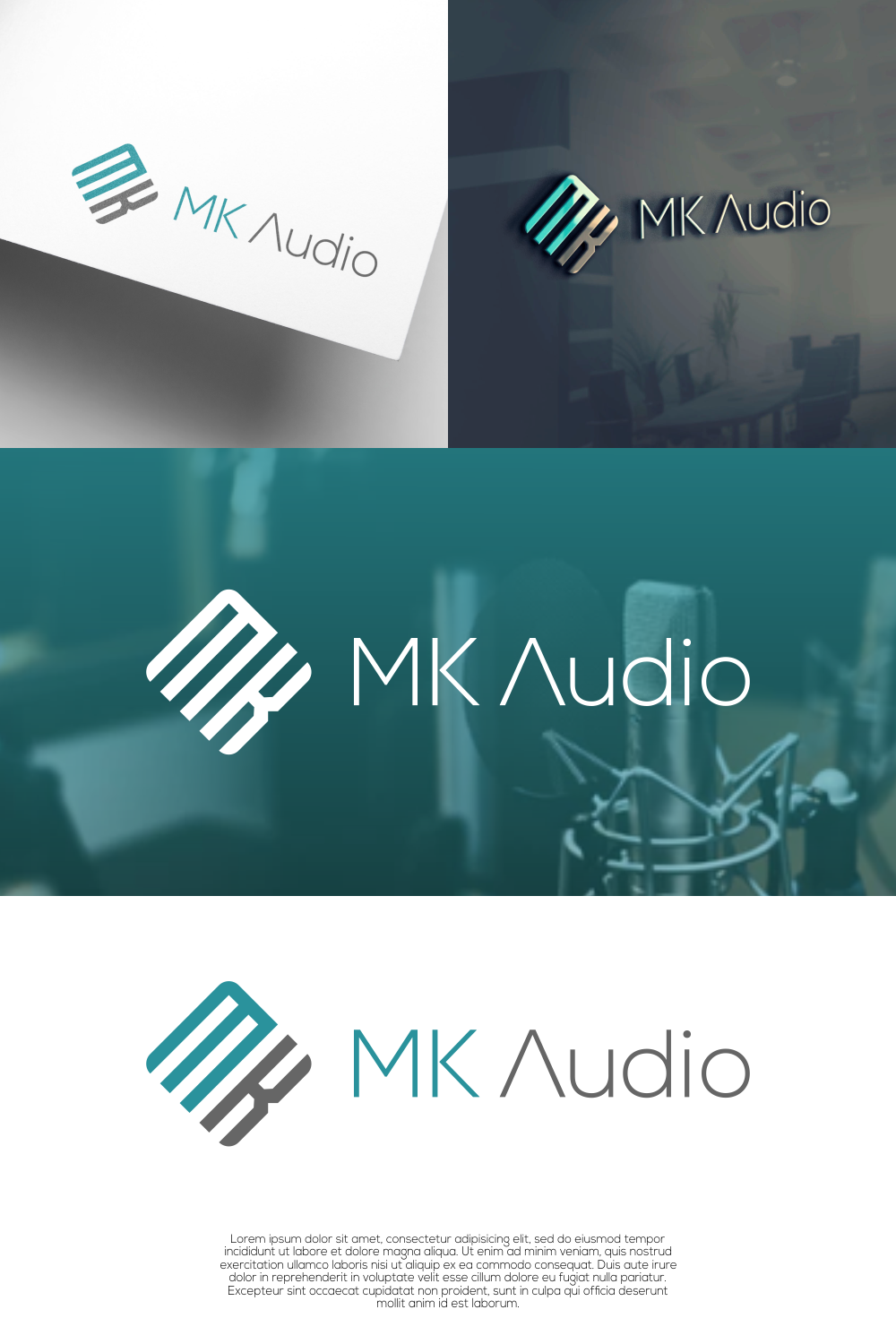 Modern, Personable, Audio Logo Design for MK Audio by untung bertubi ...