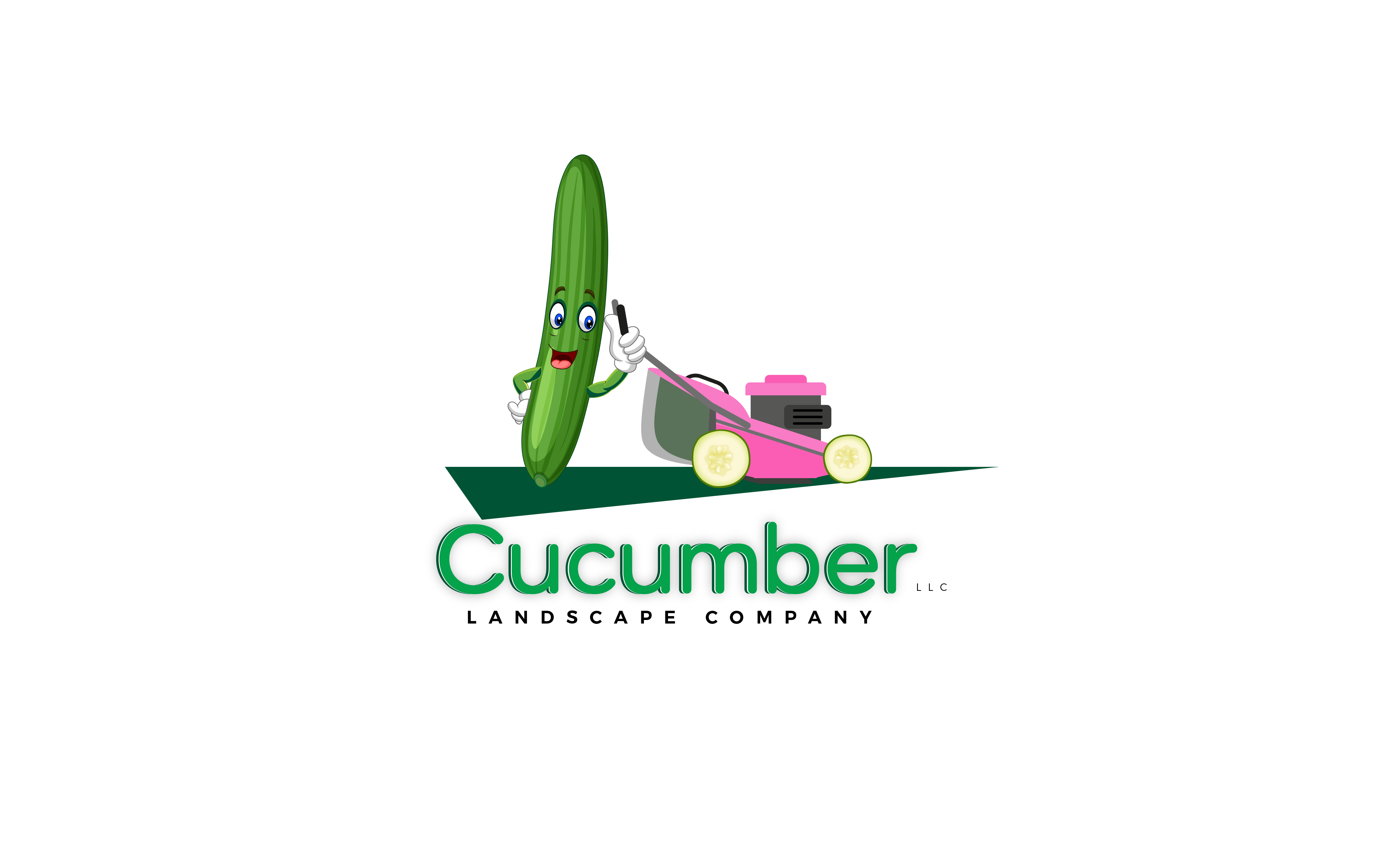 Logo Design for Cucumber LLC Landscape Co by The Seventh Key Magic ...