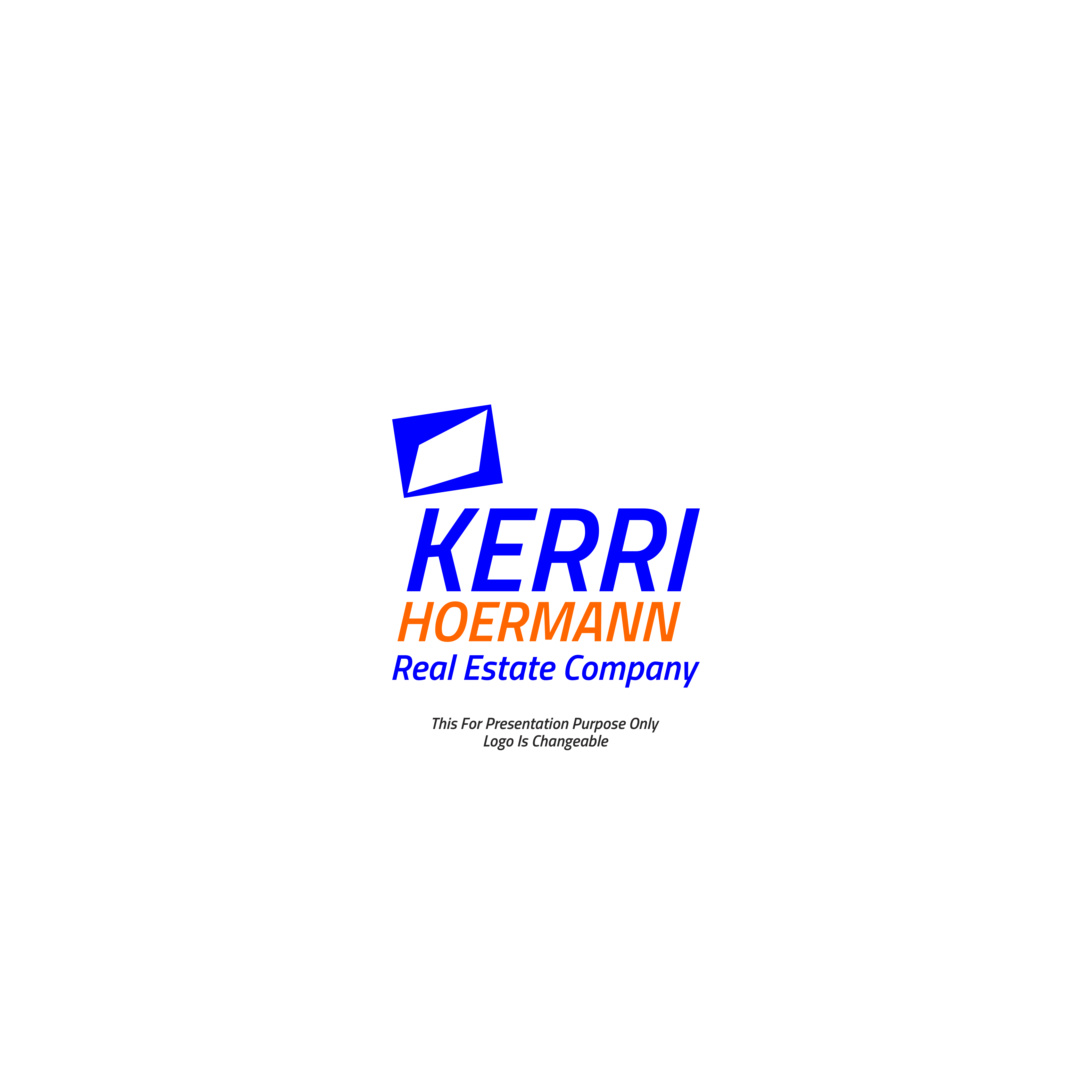 Professional, Bold, Real Estate Logo Design for Kerri Hoermann Realty ...