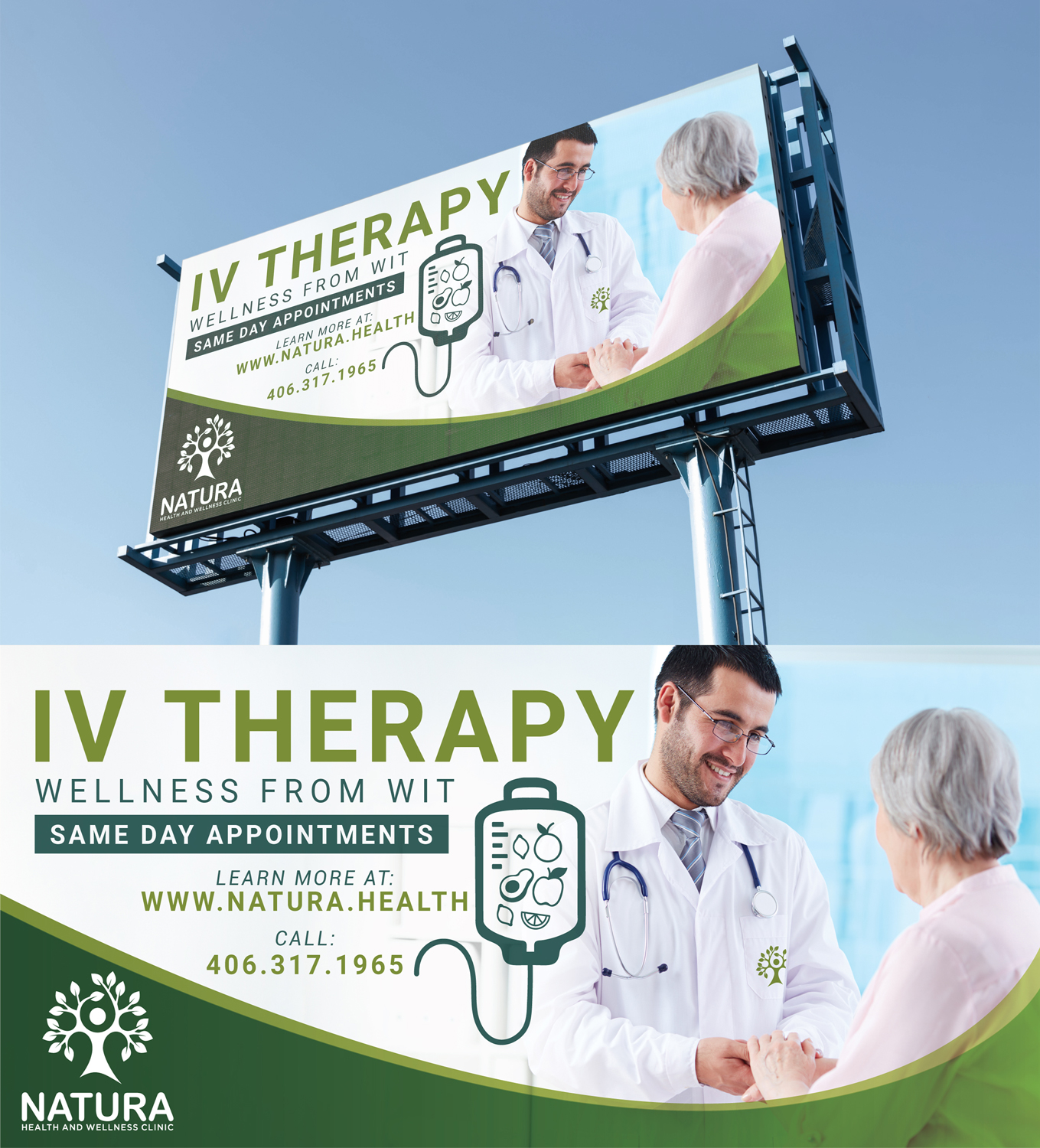 Playful, Bold, Health And Wellness Billboard Design for a Company by ...