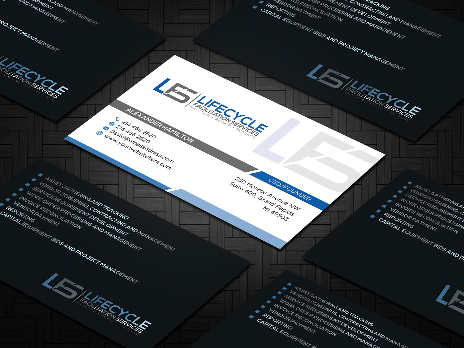 Bold, Professional, Maintenance Business Card Design for a Company by ...