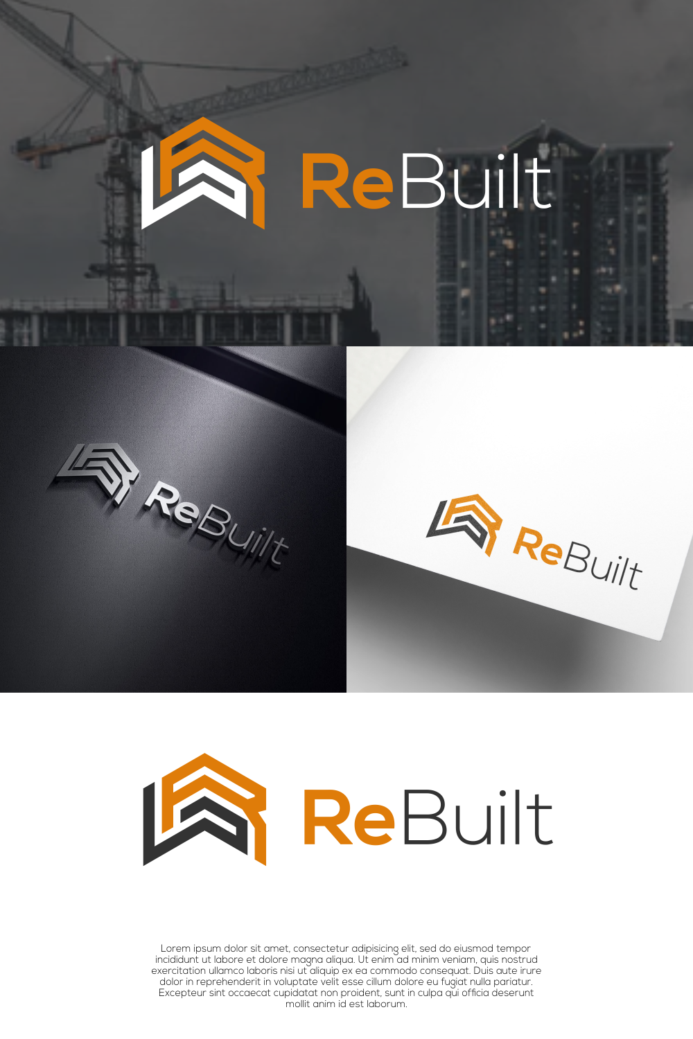 Logo Design for ReBuilt by untung bertubi-tubi | Design #23284795