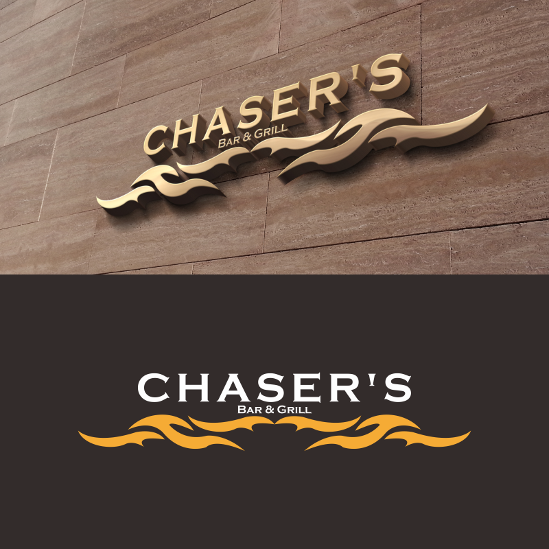 Bold, Modern, Night Club Logo Design for CHASER'S Bar & Grill by ...