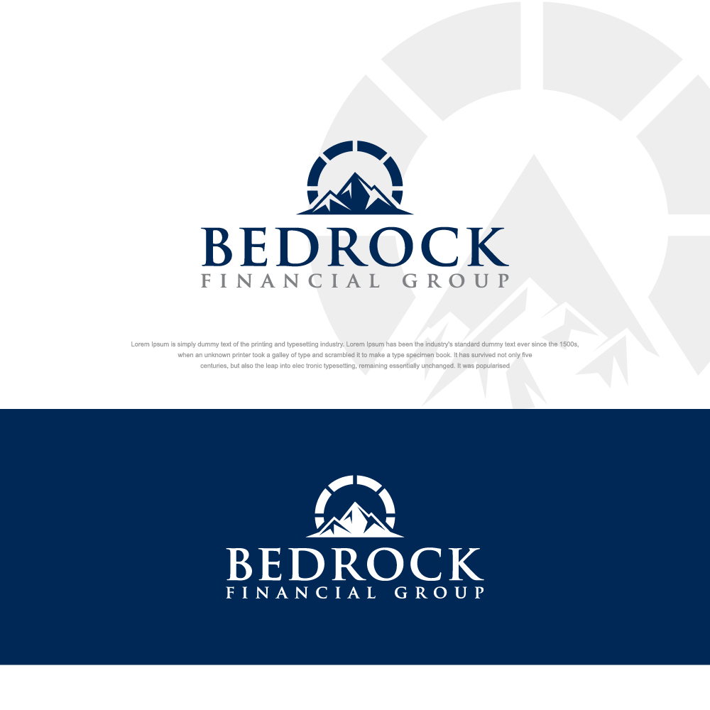 Logo Design for Bedrock financial group by sushsharma99 | Design #23312085
