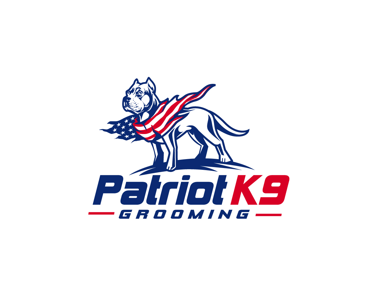 Bold, Serious Logo Design for Patriot K9 Grooming by Jay Design ...