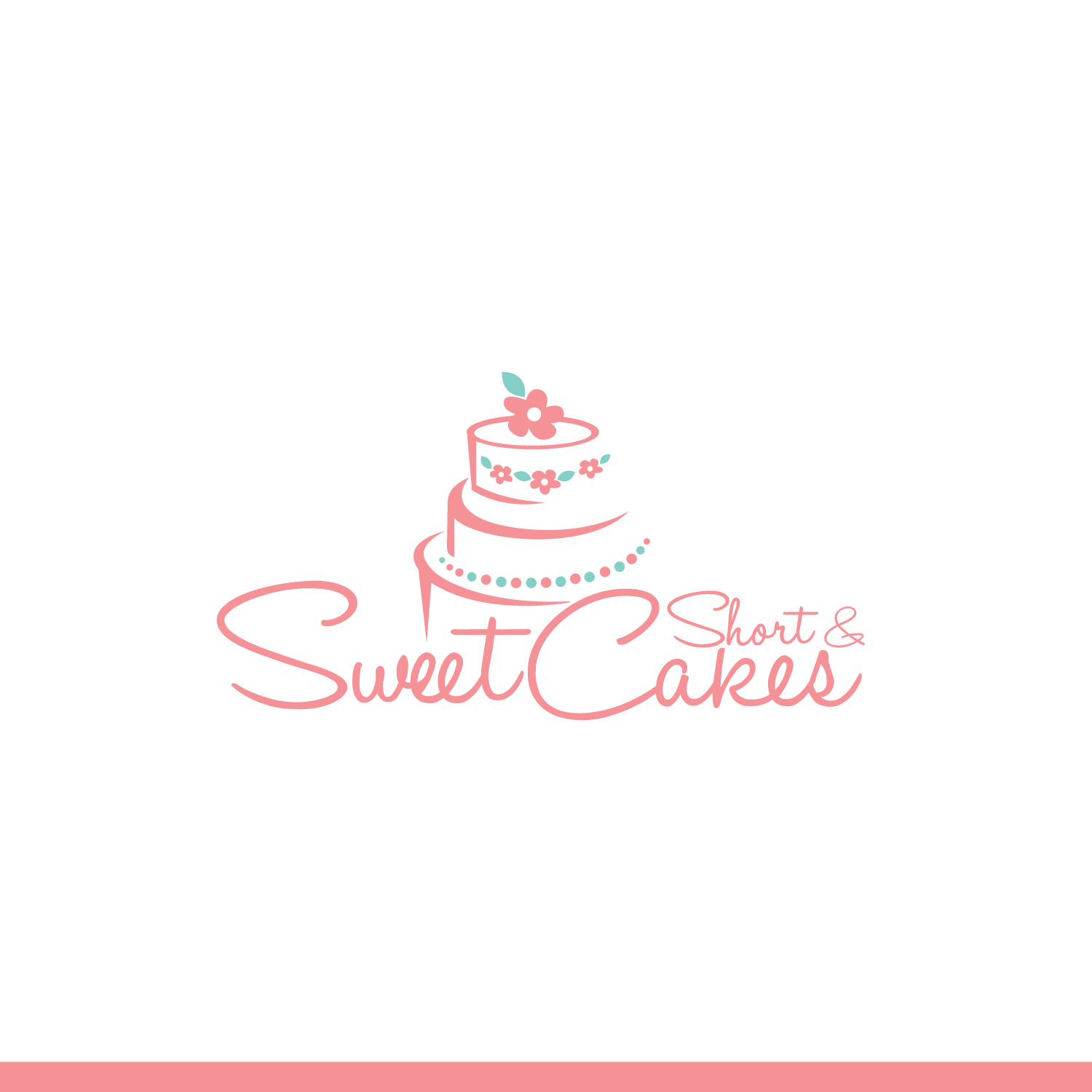 Elegant, Colorful Logo Design for Short & Sweet Cakes by FourtuneDesign ...