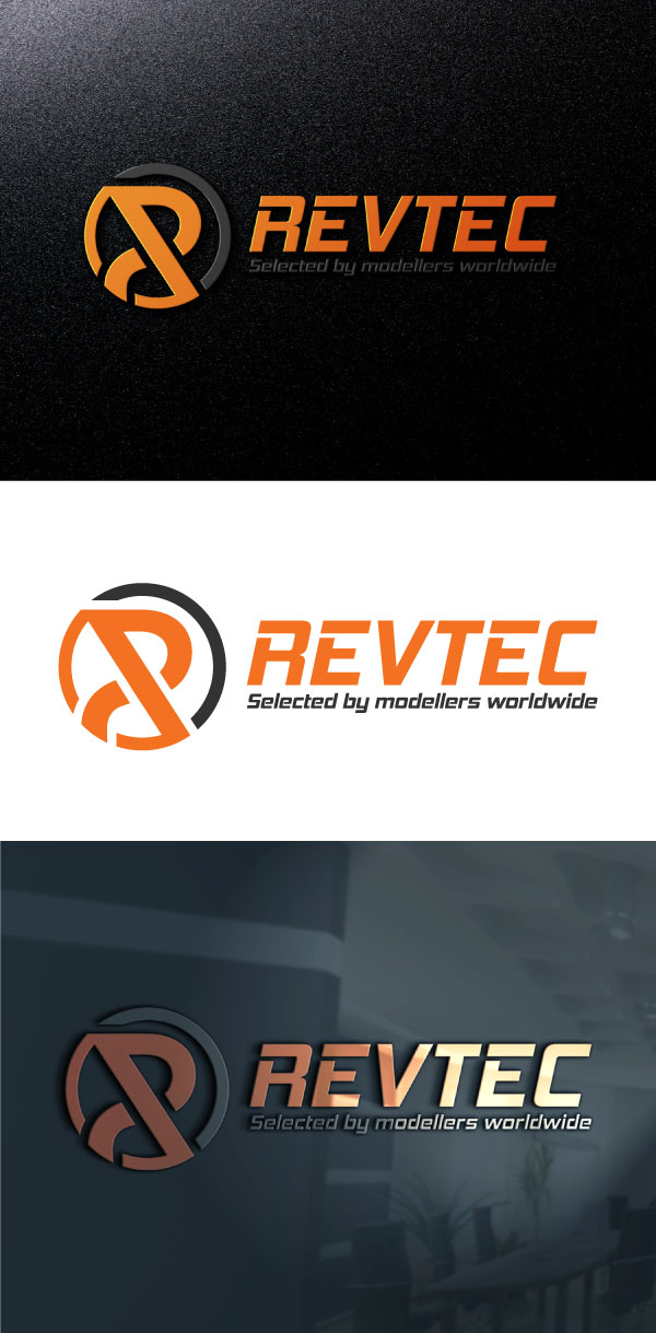 Serious, Professional Logo Design for REVTEC "Selected by modellers ...