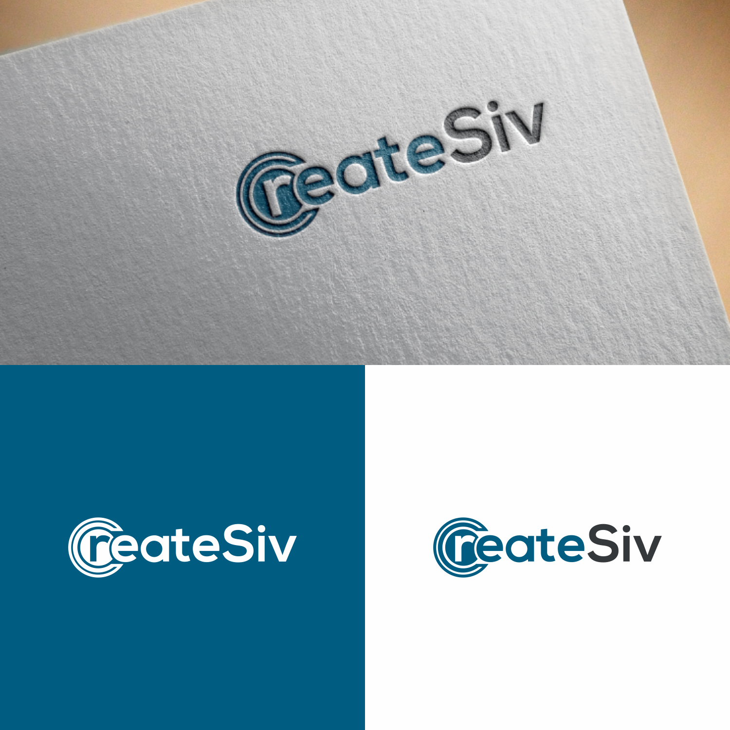 Playful, Conservative, Film Production Logo Design for CreateSiv by ...