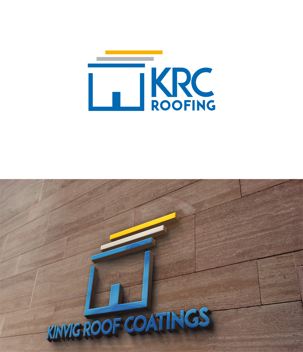Professional, Elegant, Roofing Logo Design for KRC Roofing and / or ...