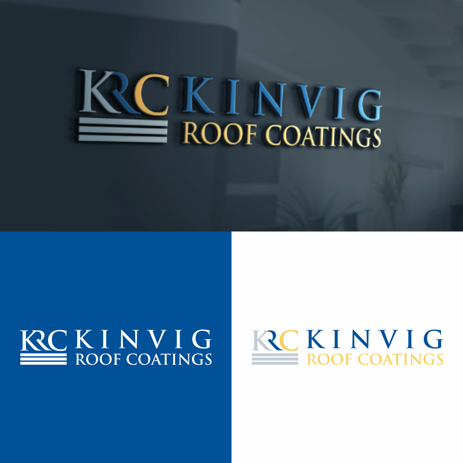 Professional, Elegant, Roofing Logo Design for KRC Roofing and / or ...