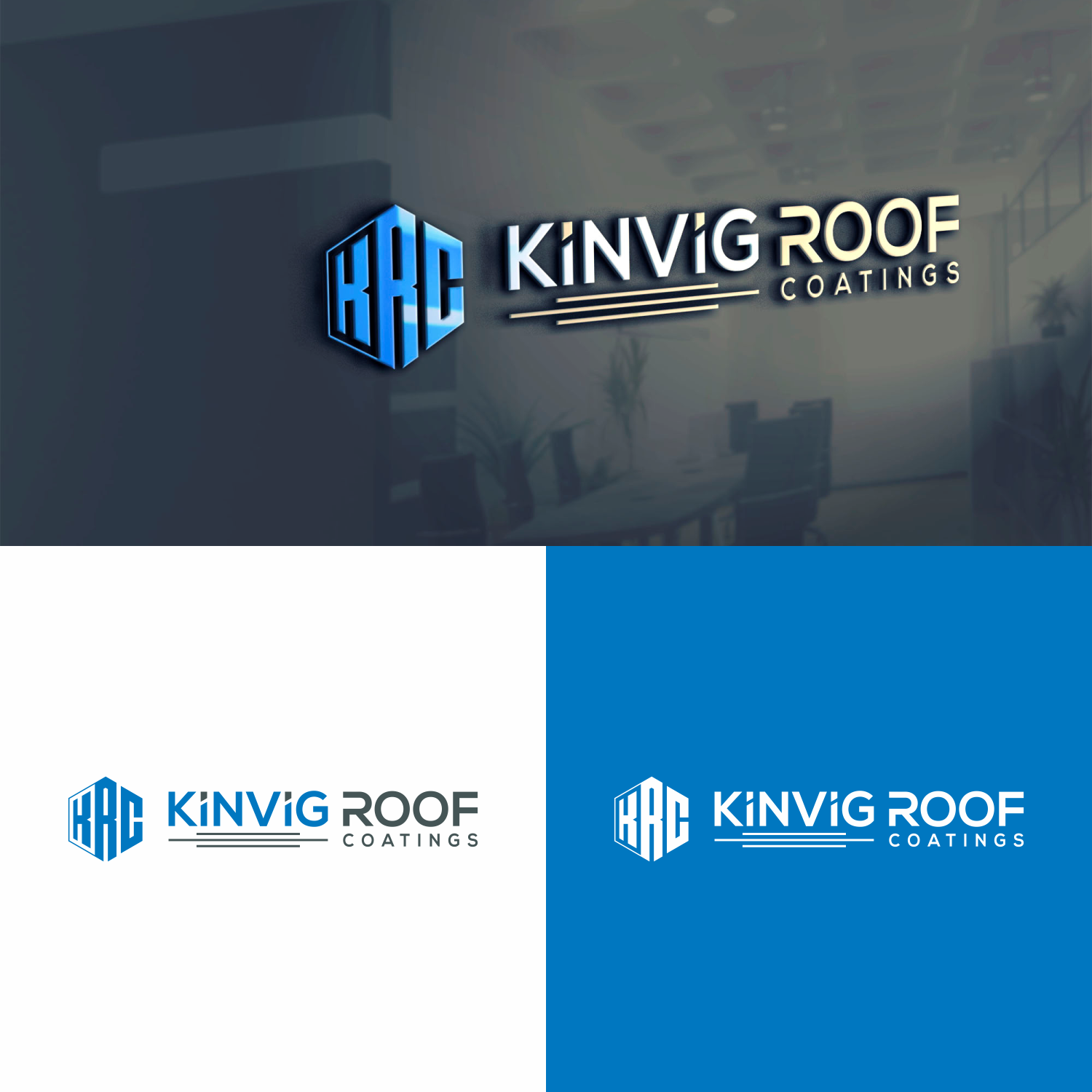 Professional, Elegant, Roofing Logo Design for KRC Roofing and / or ...