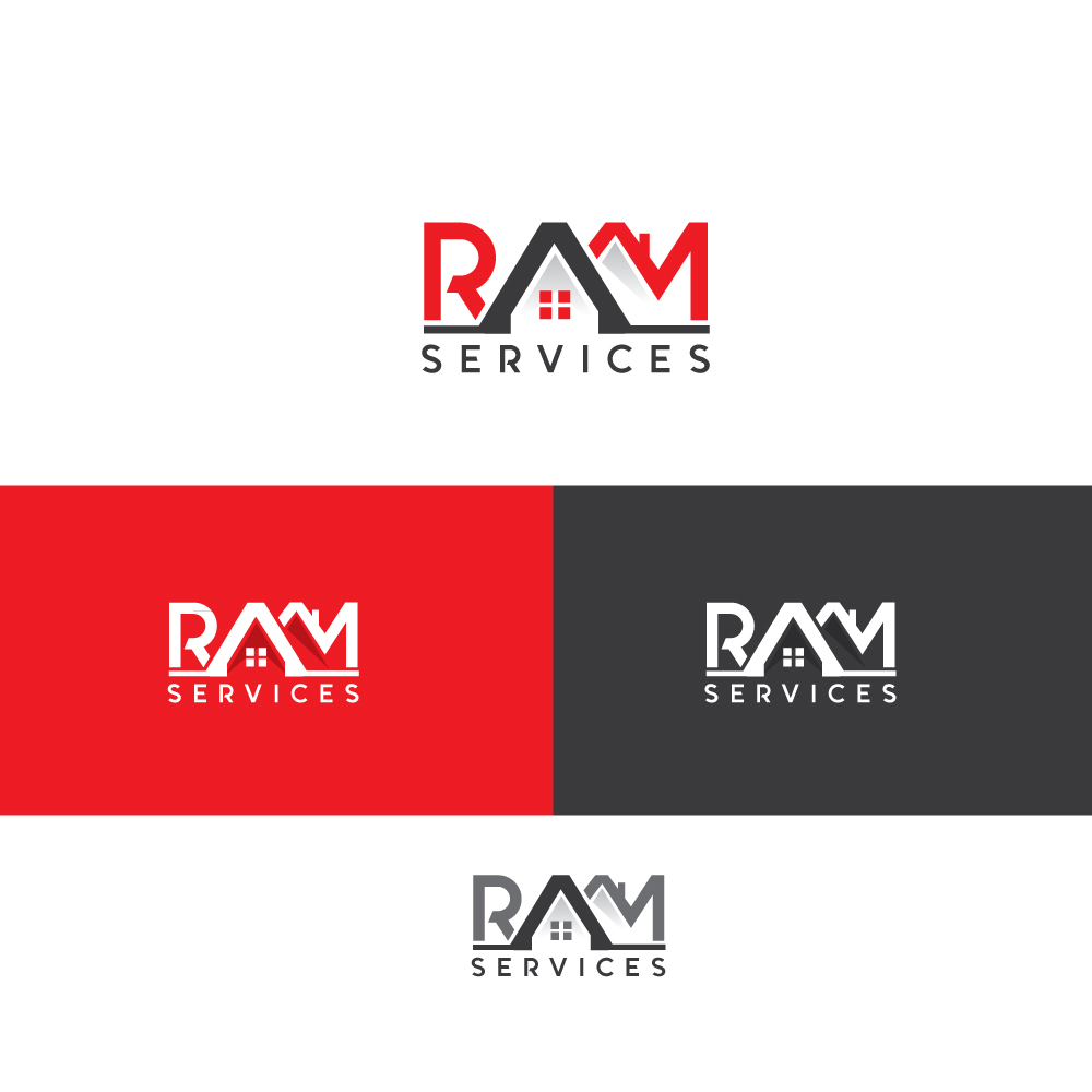Logo Design for Ram services by CreativeFlows 2 | Design #23370461
